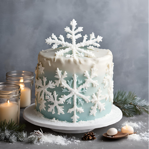 Snowflake Cake