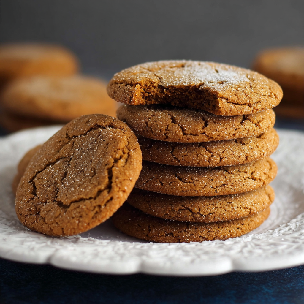 Big Soft Ginger Molasses Cookies
